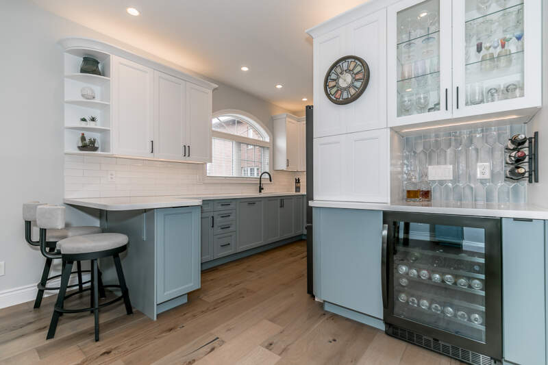 Barrie Two-Tone Custom Kitchen - Total Living Concepts - Kitchen Design