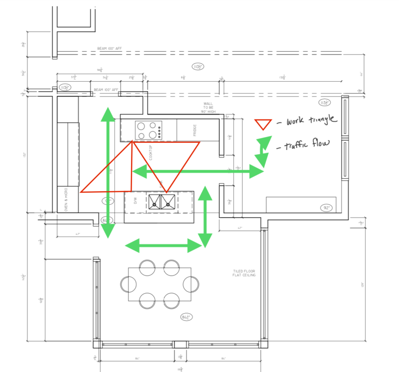 Kitchen Space Planning re-imagined our Castle Drive East Project ...